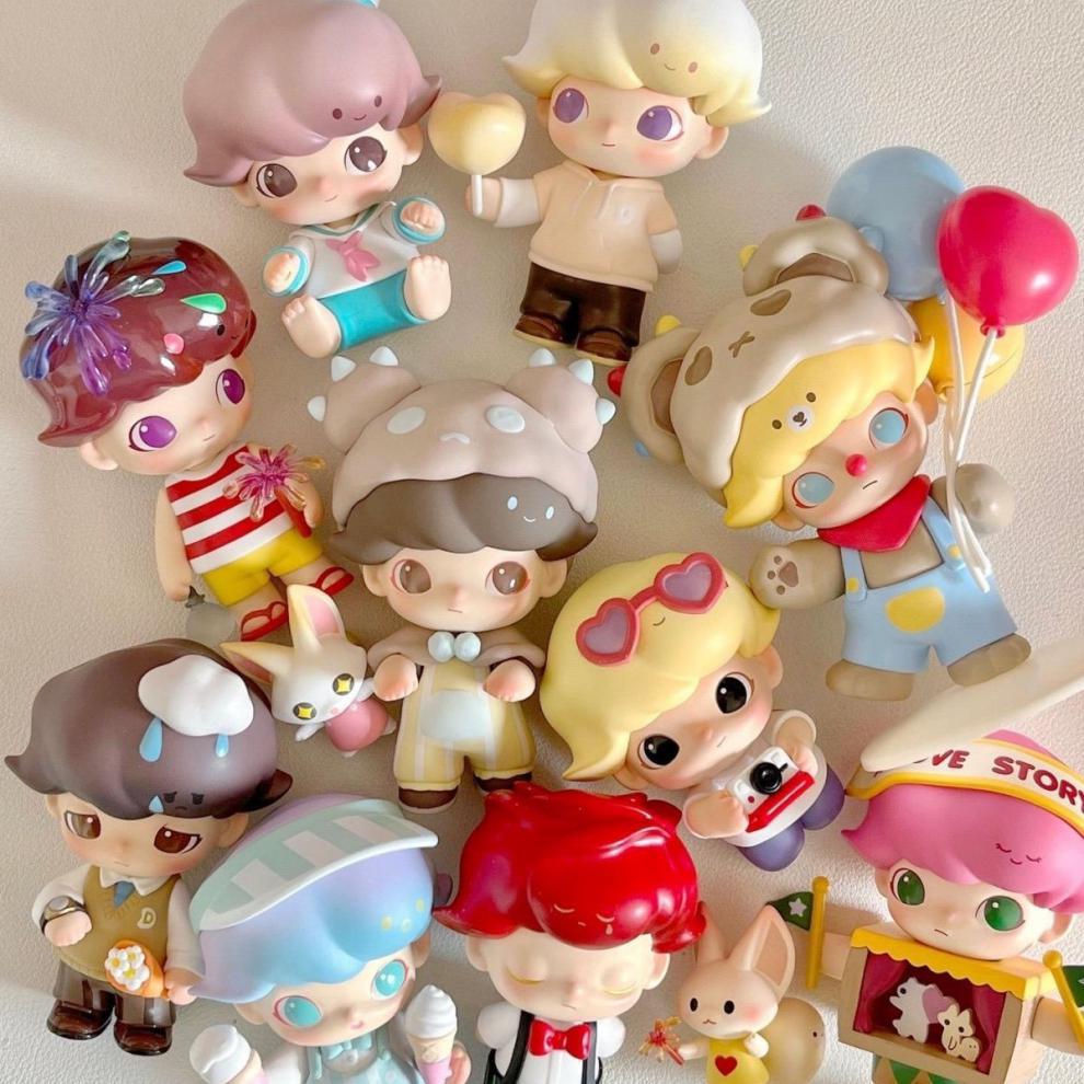 POPMART泡泡玛特DIMOO约会日系列盲盒潮玩手办女生可爱摆件儿童-阿里巴巴