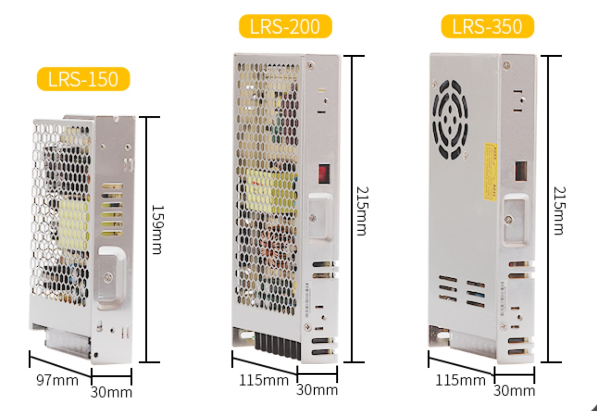 乐清明伟MW开关电源AC220转换直流12V或24DC变压器LRS-75/100/350-阿里巴巴