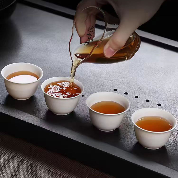 Thickened high-grade rice husk small tea cup high temperature resistant ...