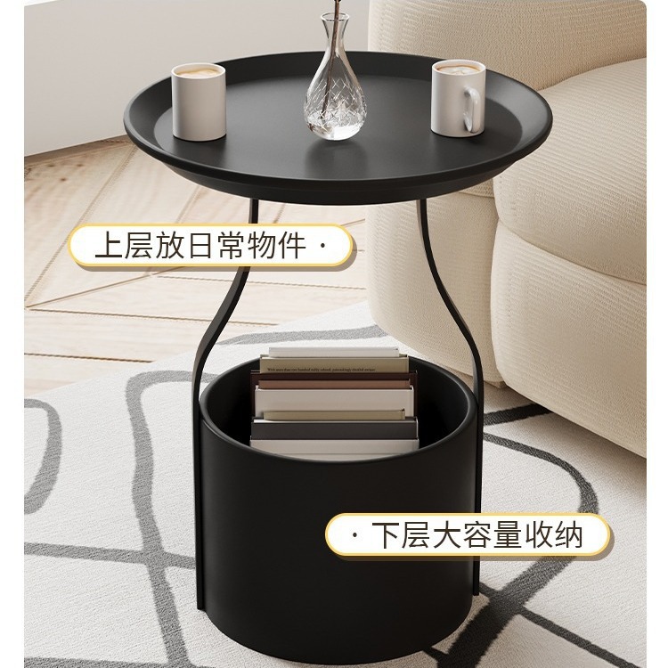 Sofa Side Table Removable Coffee Table Storage Rack Modern Simple ...