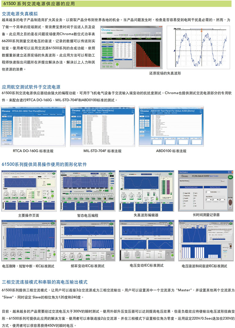 Chroma致茂61601/61602/61603/61604进阶可编程交流电源61600系列-阿里巴巴