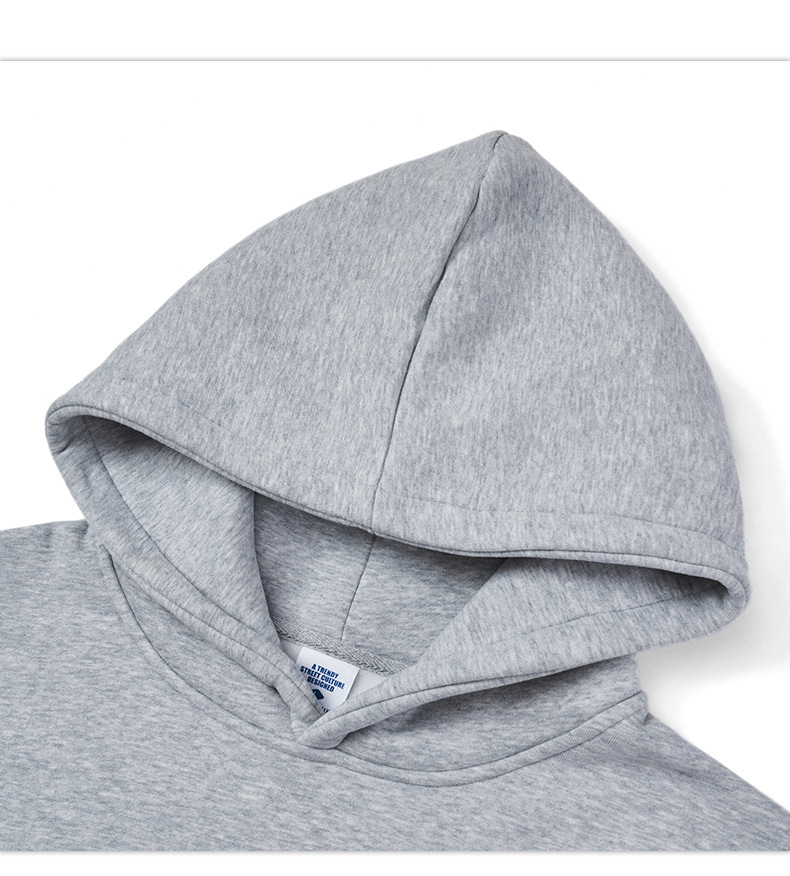 RFSD男装|2023秋冬380g加绒连帽卫衣发泡印花卫衣男士宽松上衣-阿里巴巴