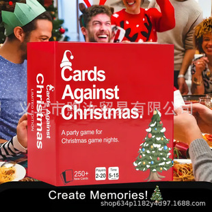 跨境新款Cards Against Christmas - 圣诞游戏之夜的派对纸牌游戏-阿里巴巴