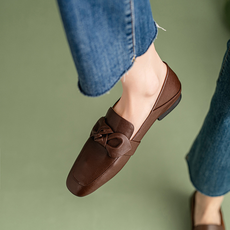 CHIKO Queralt Square Toe Block Heels Loafers Shoes