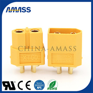 艾迈斯 Amass XT60插头插座正品 锂电池大功率插常用版 XT60插头-阿里巴巴