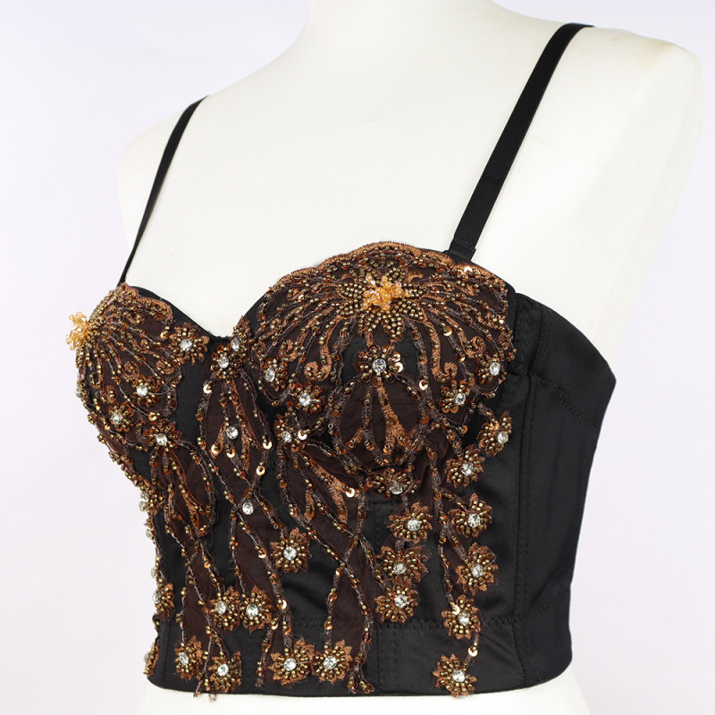 Women girls singer gogo dancers jazz dance bling bra topsWomen girls ...