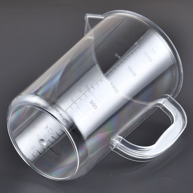 亚克力塑料pc量杯带刻度克度杯大容量2000ml5000ml奶茶店用品量杯-阿里巴巴