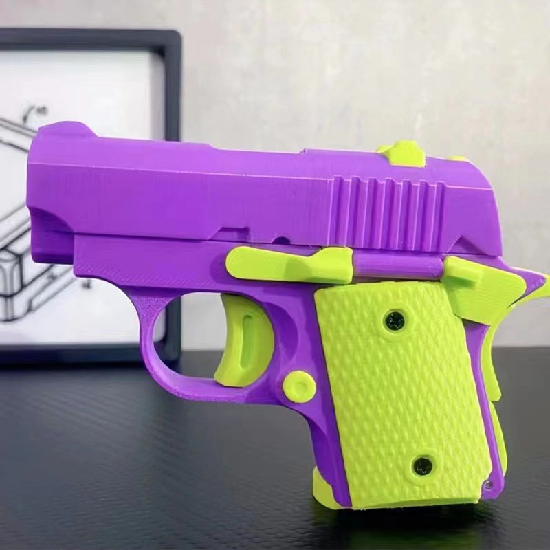 重力1911幼崽玩具手枪3d打印夜光迷你初号机发光萝卜刀解压萝卜枪 阿里巴巴