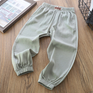 MIEVE DUCK 中大童 儿童夏款薄长裤 弹力缎面薄长裤 源头厂家-阿里巴巴
