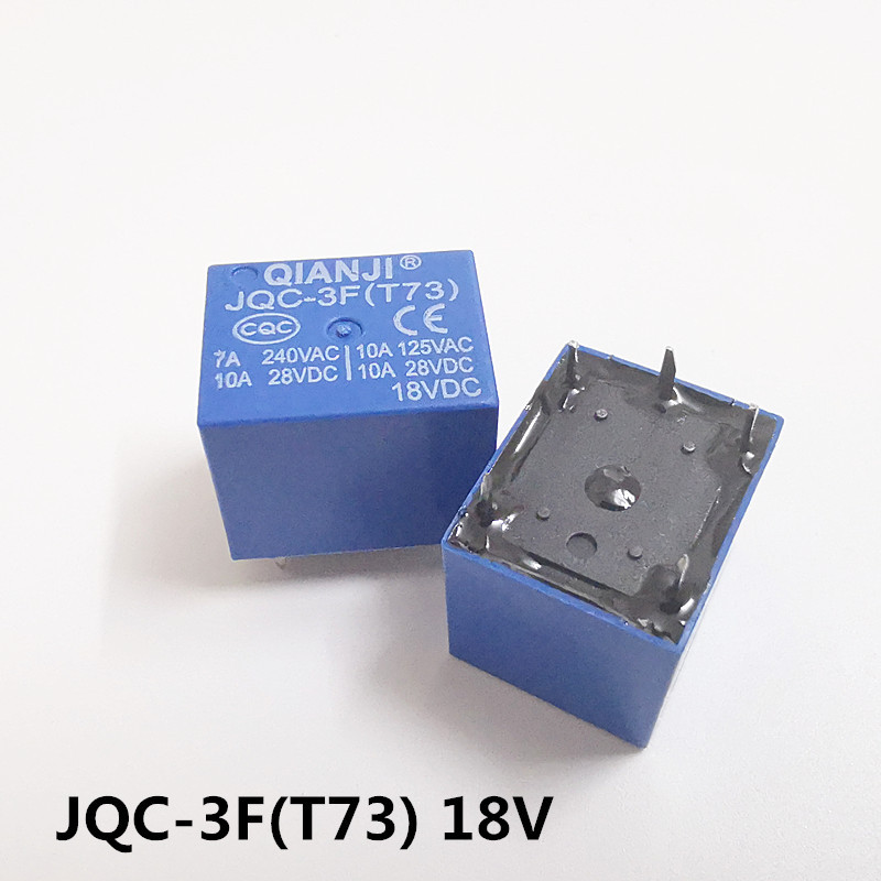 5脚10A继电器 JQC-3F T73 3V 5V6V 9V12V18V24V 全新 工厂直供-阿里巴巴