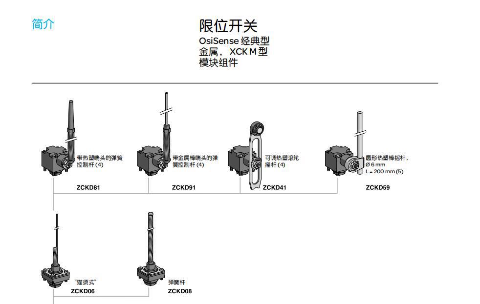 施耐德 行程开关 限位开关 XCK-M.C系列 ZCK-M1H29C XCKM115H29-阿里巴巴