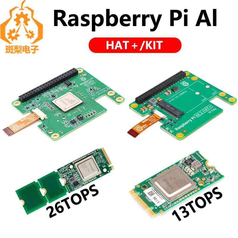 Raspberry Pi PCIE M.2 HAT Official Original AI Kit Hailo8l 13/26Tops ...
