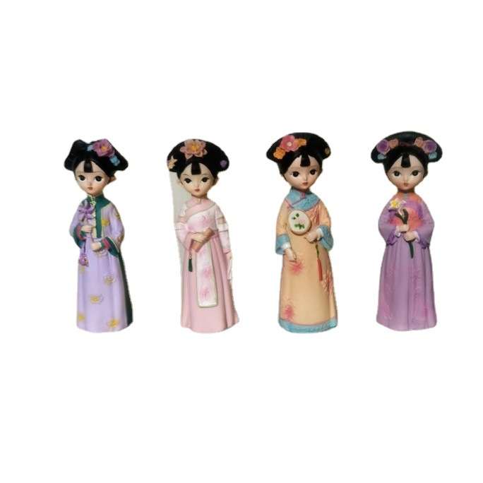 2XPJ3D three-dimensional antique doll silicone mold wind plaster doll ...
