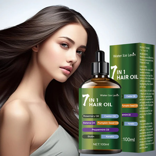 Water Ice Levin 7合1头发护理精油强效护发改善稀疏发质使用时不-阿里巴巴