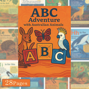 亚马逊 ABC Adventure with Australian Animals探索澳大利亚动物-阿里巴巴