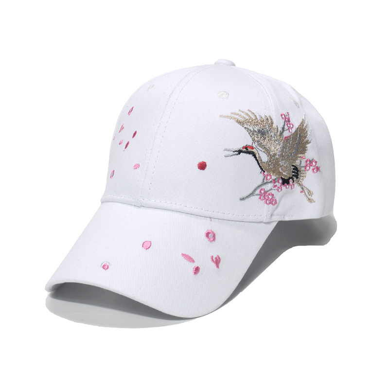 INS Hat Women's New Summer National Fashion Peaked Cap Sun Hat Crane ...