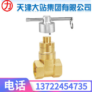 天津大站力字阀门 Z15W-16T黄铜内螺纹磁性锁闭防盗闸阀DN15-DN50-阿里巴巴