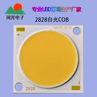 定制热销2828白光COB摄影大功率光源直播全光谱30-200W暖白灯珠-阿里巴巴