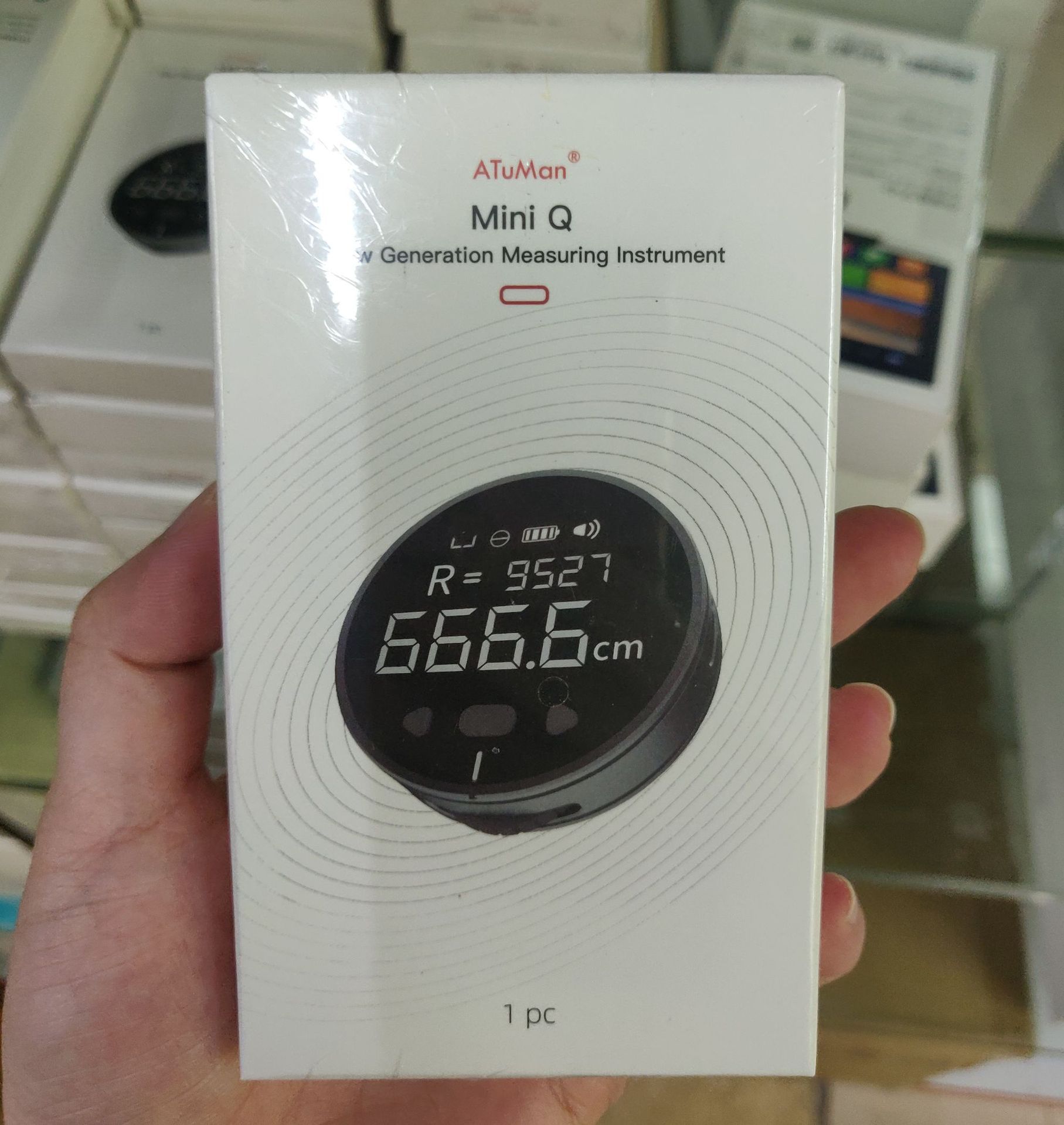 杜克小Q电子尺高精度测量仪测距仪器尺子量房仪激光尺电子尺-阿里巴巴