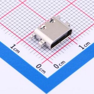 HX TYPE-C 6P CB 1.6 USB连接器 Type-C 母 卧贴 SMD-阿里巴巴