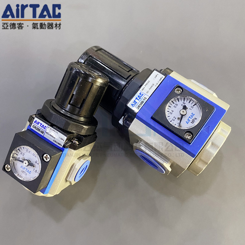 AIRTAC亚德客 G系列调压阀GR200/300/400/600-08/10/15/20/25F1-阿里巴巴