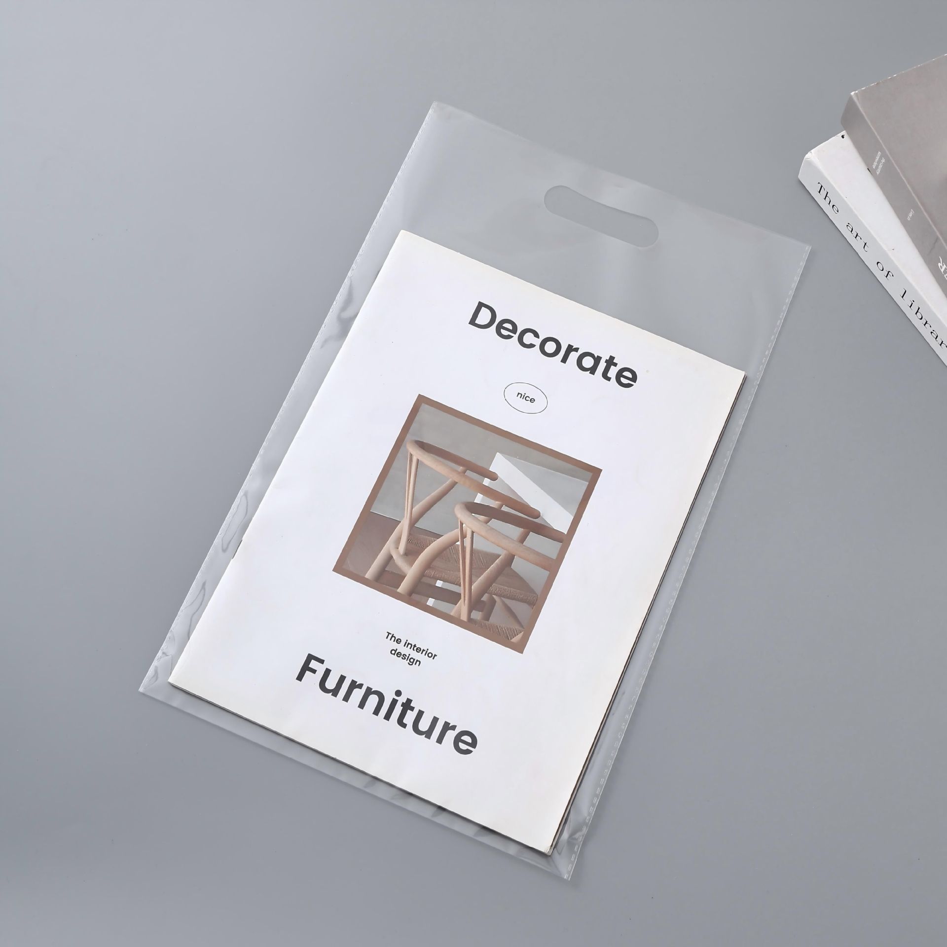 现货opp自粘袋透明饰品手提孔袋 服装书本袜子包装袋卡头平口袋-阿里巴巴