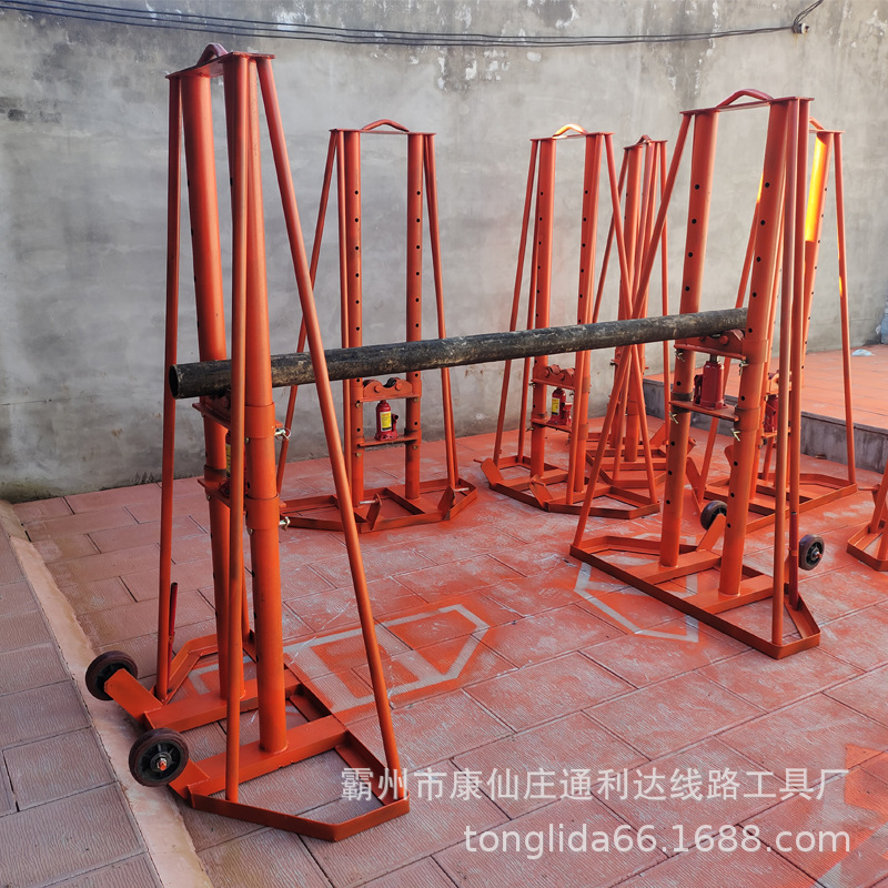 5T/10T/15T多孔电缆放线架 梯形电缆盘轴支架 20T线缆盘放线支架-阿里巴巴