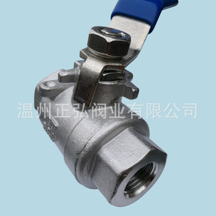 Q11F-16P不锈钢两片式内螺纹球阀 DN20内丝1000WOG阀门3/4价格-阿里巴巴