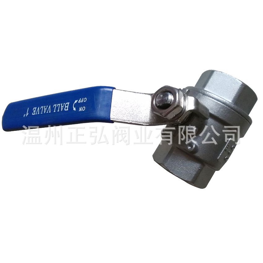 Q11F-16P不锈钢两片式内螺纹球阀 DN20内丝1000WOG阀门3/4价格-阿里巴巴