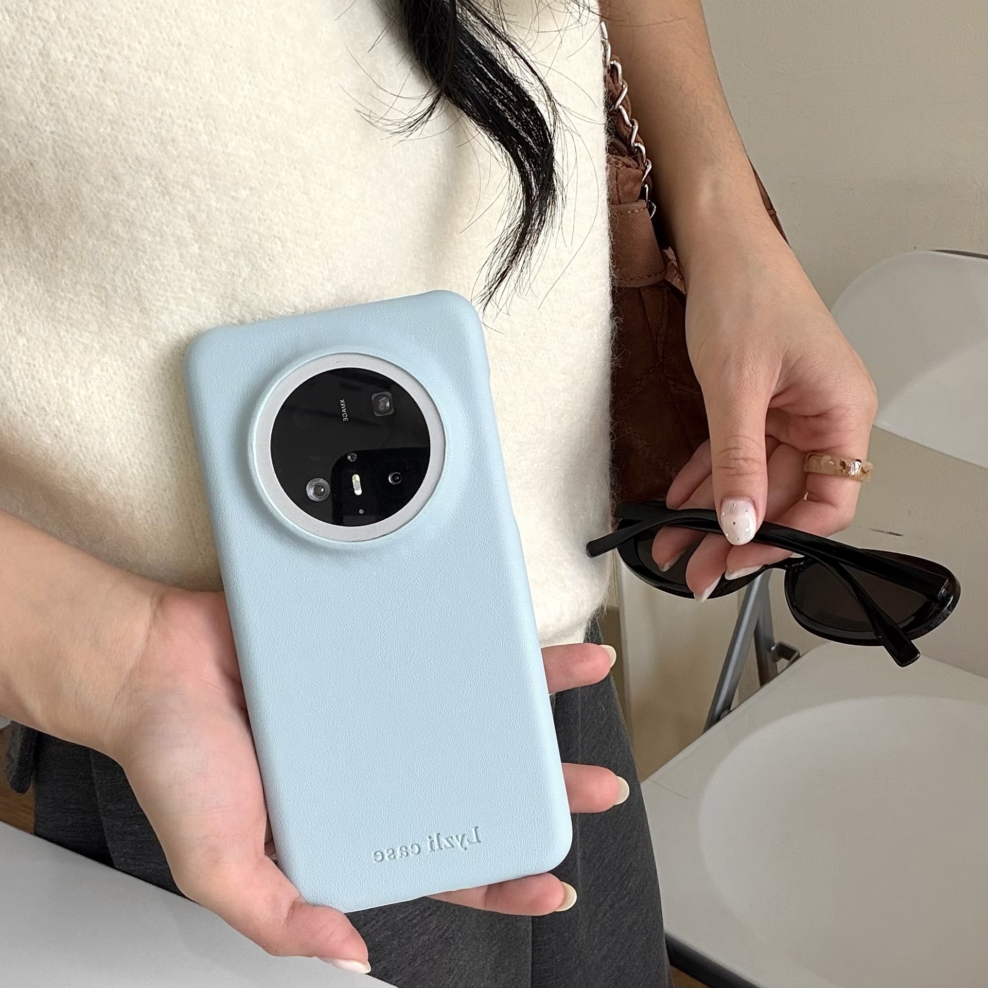 皮质品牌华为mate60pro/60pro+爱马仕橙色p70p手机壳适用华为P80u-阿里巴巴