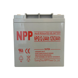 NPP耐普蓄电池NP12-24AH铅酸免维护12V12AH应急照明UPS机房蓄电池-阿里巴巴