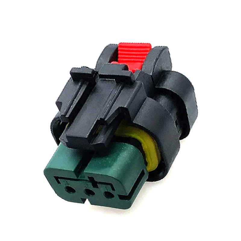 定制776429-4 连接器3P防水公母对插接插件 汽车连接器胶壳护套-阿里巴巴