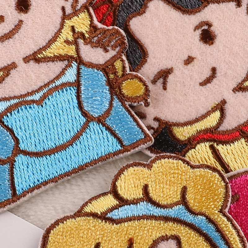 Computer cartoon princess badge logo embroidered clothing textiles ...