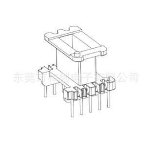 EE13骨架1303 EI13变压器骨架立式加宽5+5脚骨架排距13 适用连接-阿里巴巴