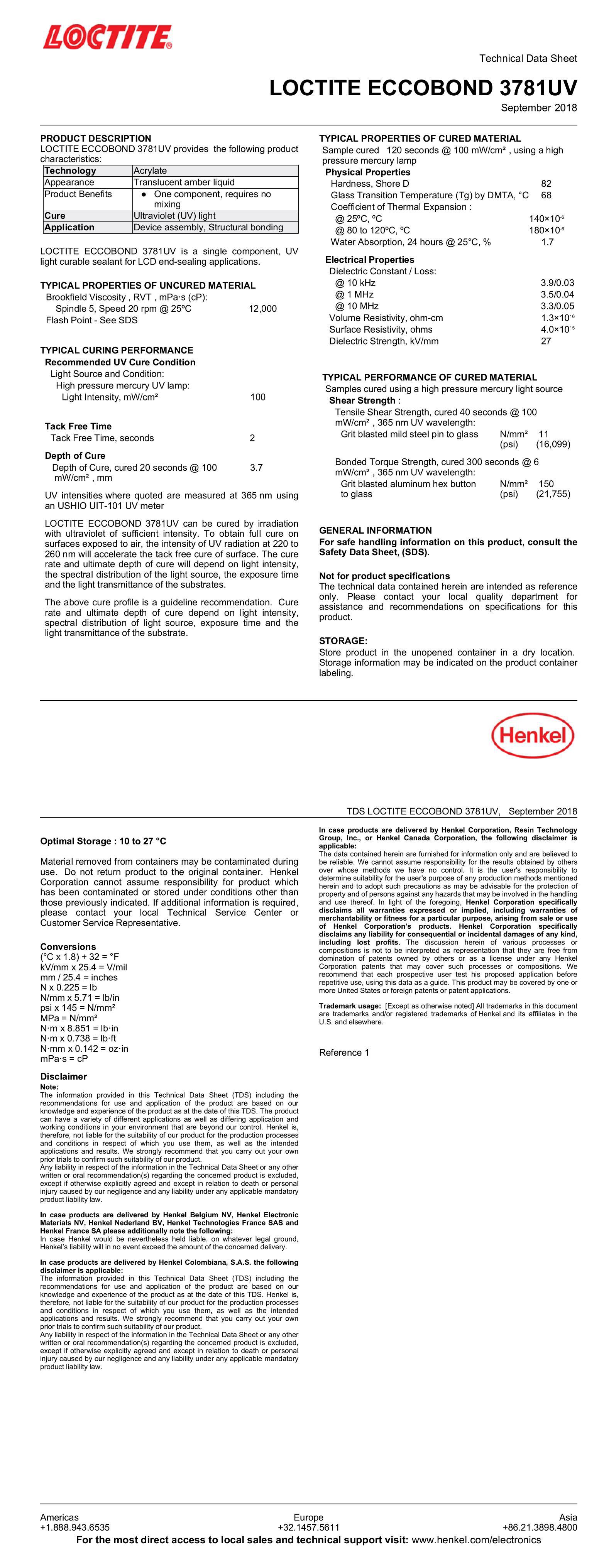 汉高 乐泰 loctite ECCOBOND 3781 UV 1l 底部填充胶 紫外固化胶-阿里巴巴