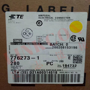 原装TE 776273-1 汽车连接器 线对板 14P 防水连接器 现货出售-阿里巴巴
