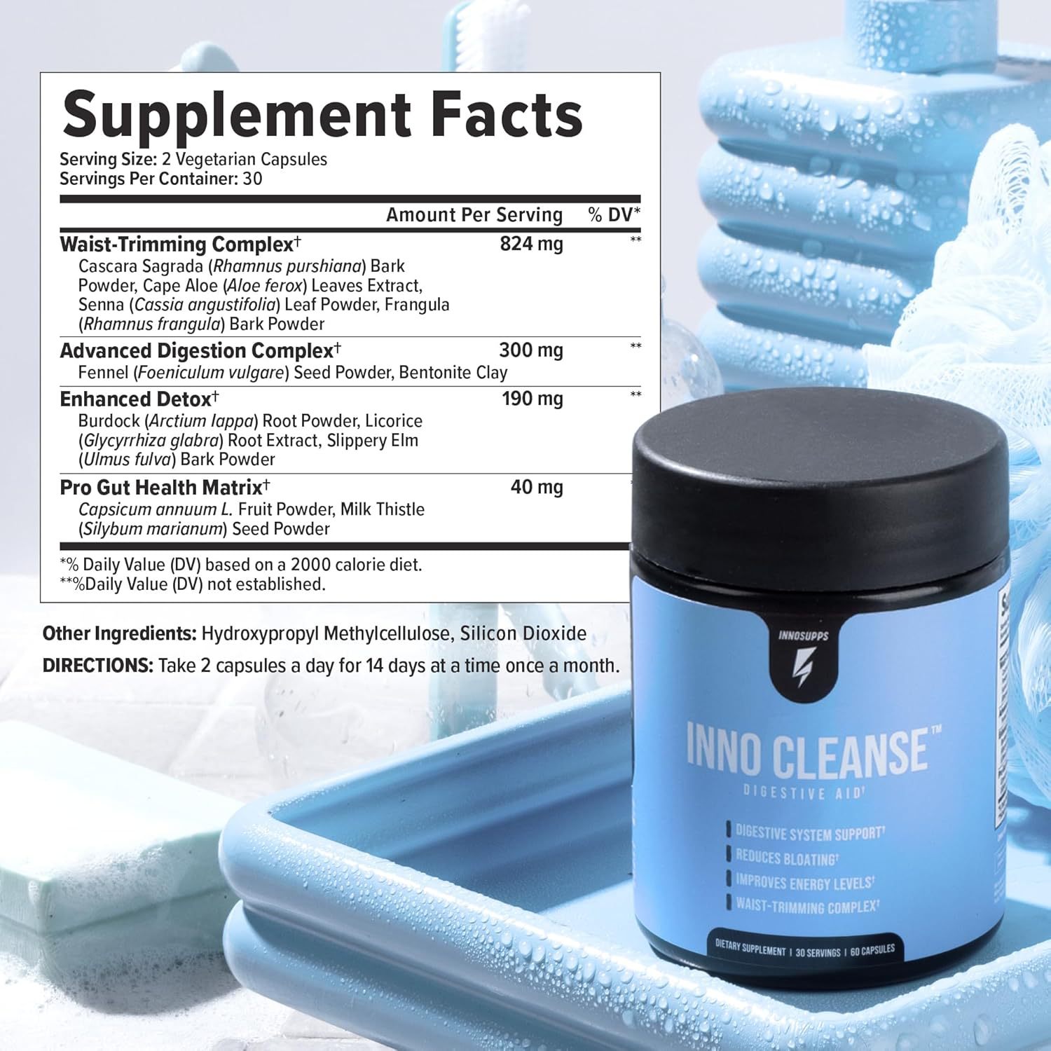 美国TK亚马逊热销品60粒结肠胶囊INNO CLEANSE工厂可支持OE M-阿里巴巴