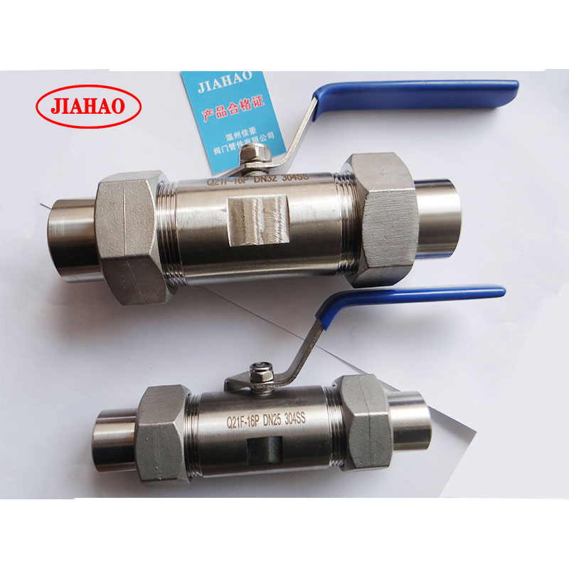 Q21F-16P Q21F-16P DN25304不锈钢广式外螺纹带活接头焊接式球阀-阿里巴巴