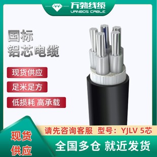 厂家现货YJLV铝芯电缆线五芯低压阻燃家装工程电线电缆-阿里巴巴