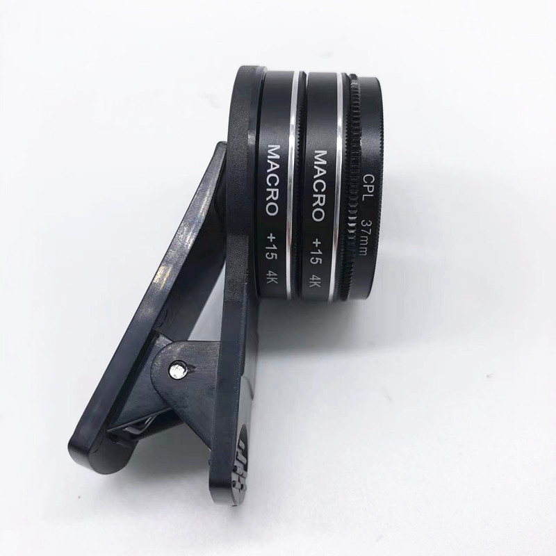 手机镜头37mm双微距镜头4K高清MACRO +15X 4K单反双微距拍摄神器-阿里巴巴