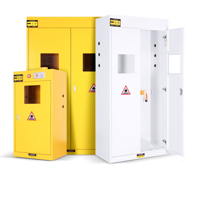 All -steel explosion -proof dual bottle cabinet safety cabinet storage ...