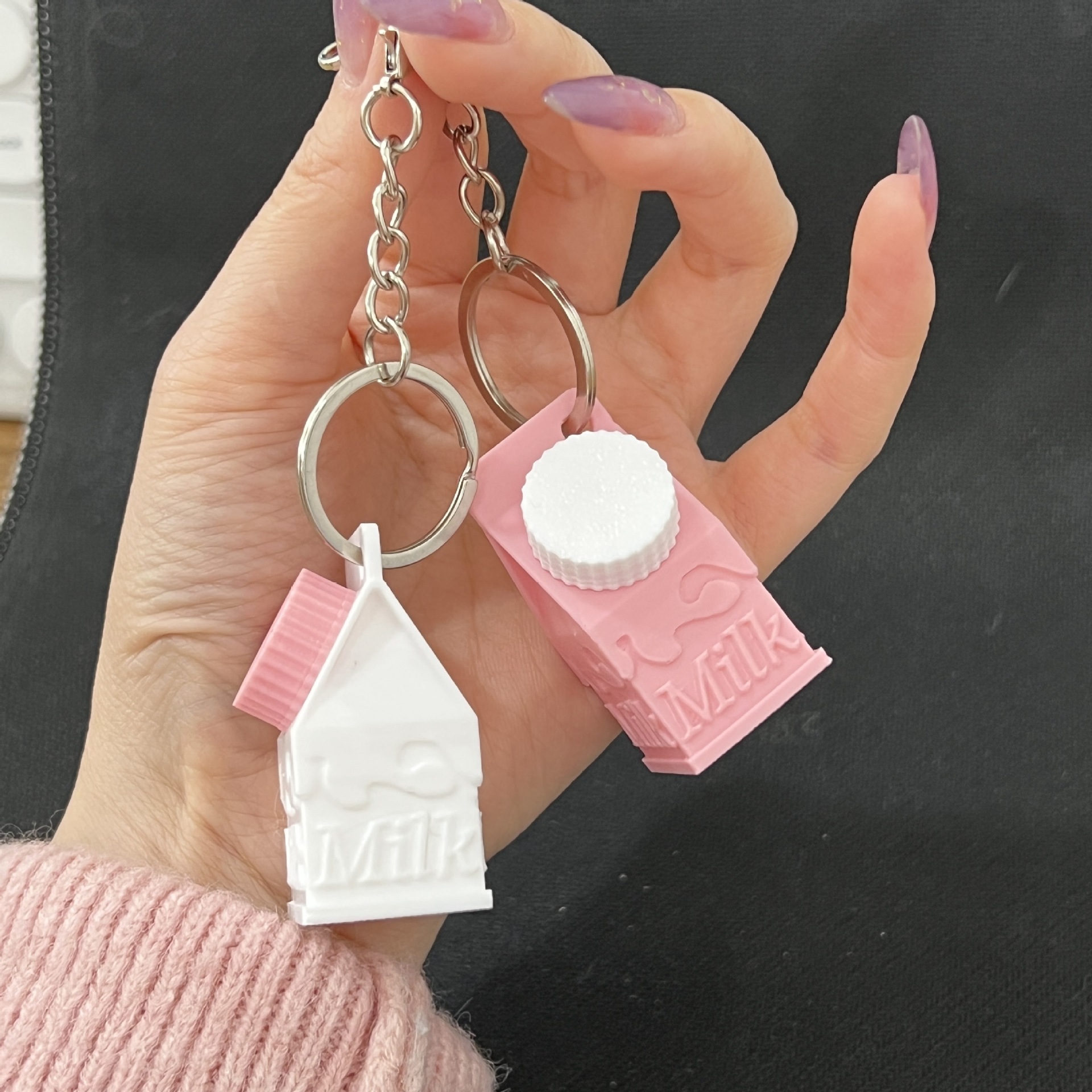 跨境新品Keychain Lactaid Pill Holder Bottle 药丸钥匙扣瓶批发-阿里巴巴