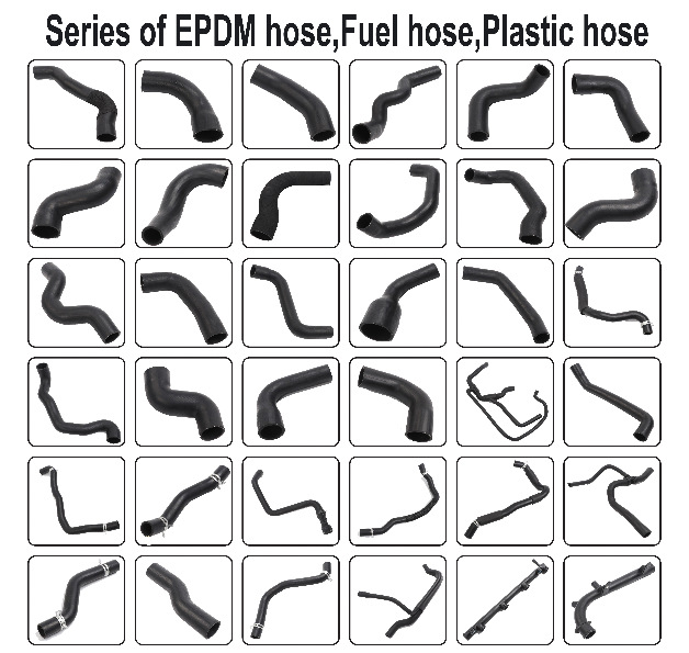 适用沃尔沃汽车散热器橡胶管 1664753 1664753PE 105091047-阿里巴巴