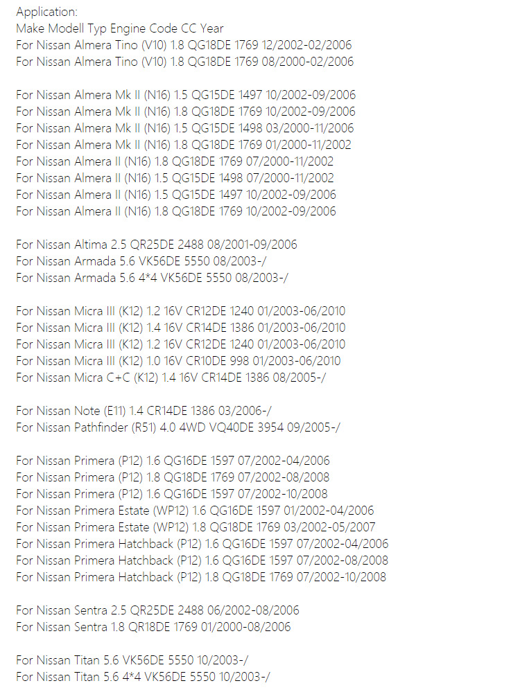 适用日产天籁2.0/2.3L前后氧传感器22690-AU000 22690-AX000-阿里巴巴