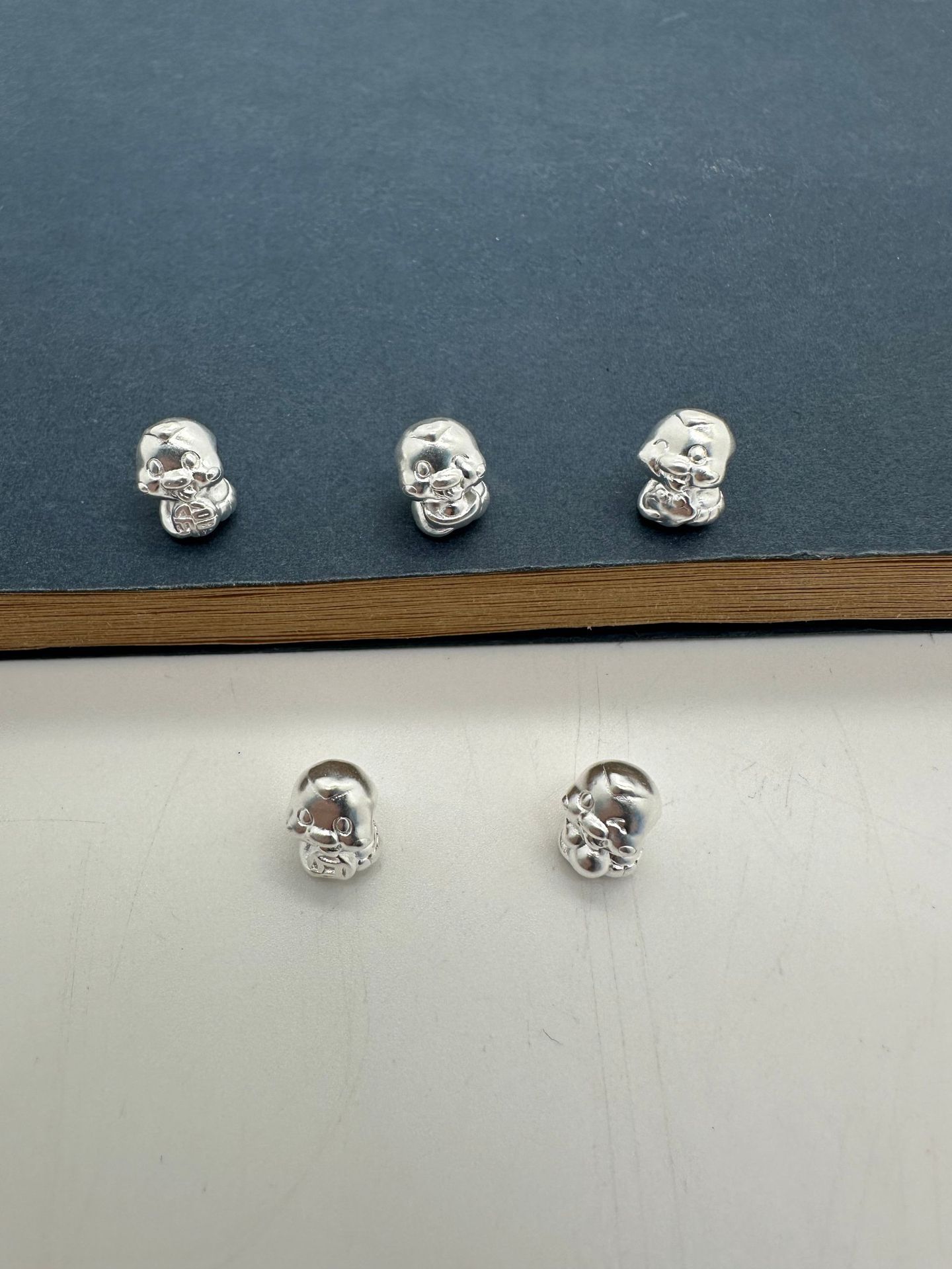 五福蛇配件999银配饰3D硬银DIY手工串珠手链项链编绳材料批发-阿里巴巴