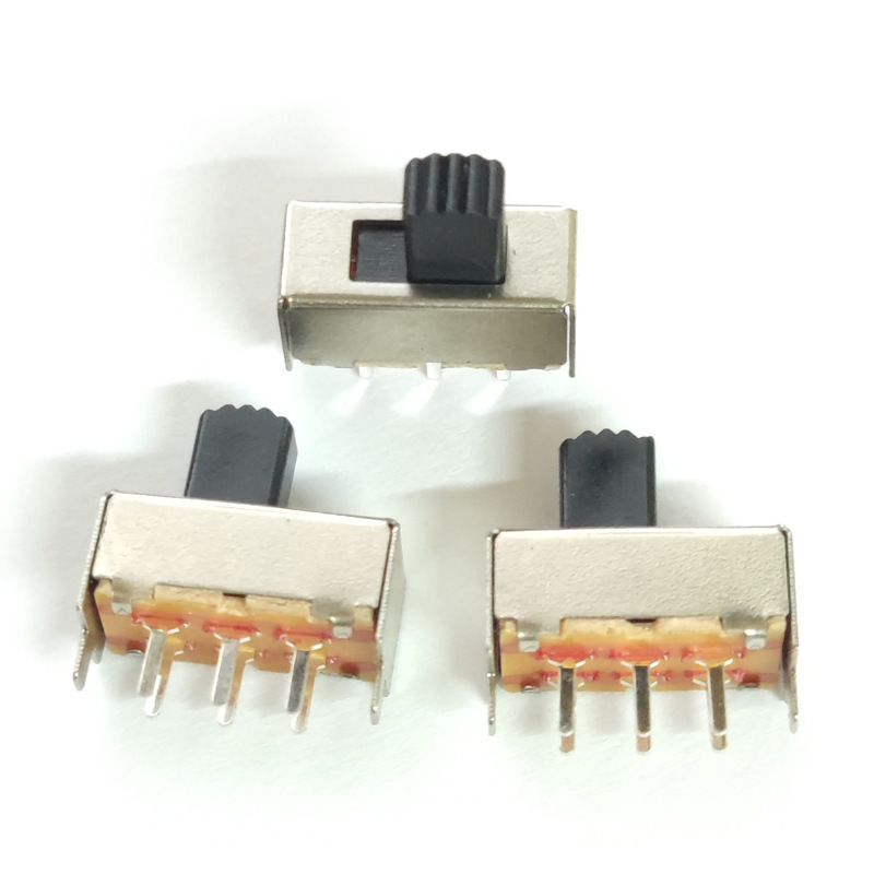 SS-22F06立式两档滑动开关 2P2T 两档6脚拨动开关-阿里巴巴