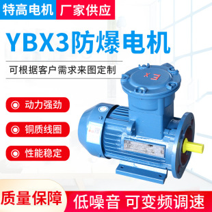 YBX3-90L-2防爆电机 立卧式三相异步电动机380V隔爆型YBX3防爆电-阿里巴巴