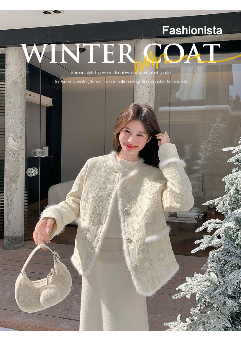 新中式水貂毛嵌边白鸭羽绒服女2025冬季巨好看刺绣国风羽绒外套-阿里巴巴