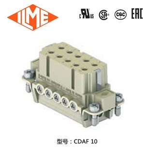 ILME_重载连接器_CDAF 10/CDAM 10/16A/250V插芯接线端子-阿里巴巴
