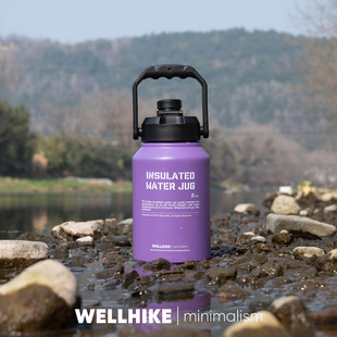 WELLHIKE户外304双层冰桶保温桶不锈钢大容量2L保温保冷杯-阿里巴巴